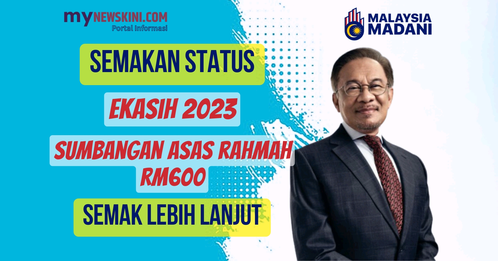 Semakan Status eKasih 2023 | Mynewskini 2023