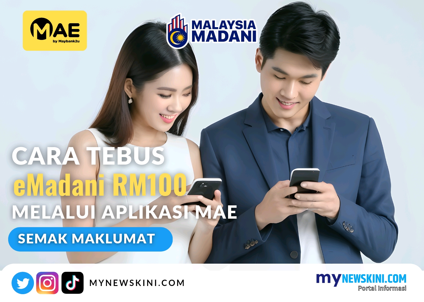 Cara Tebus E-Tunai RM100 Melalui MAE | Mynewskini 2024