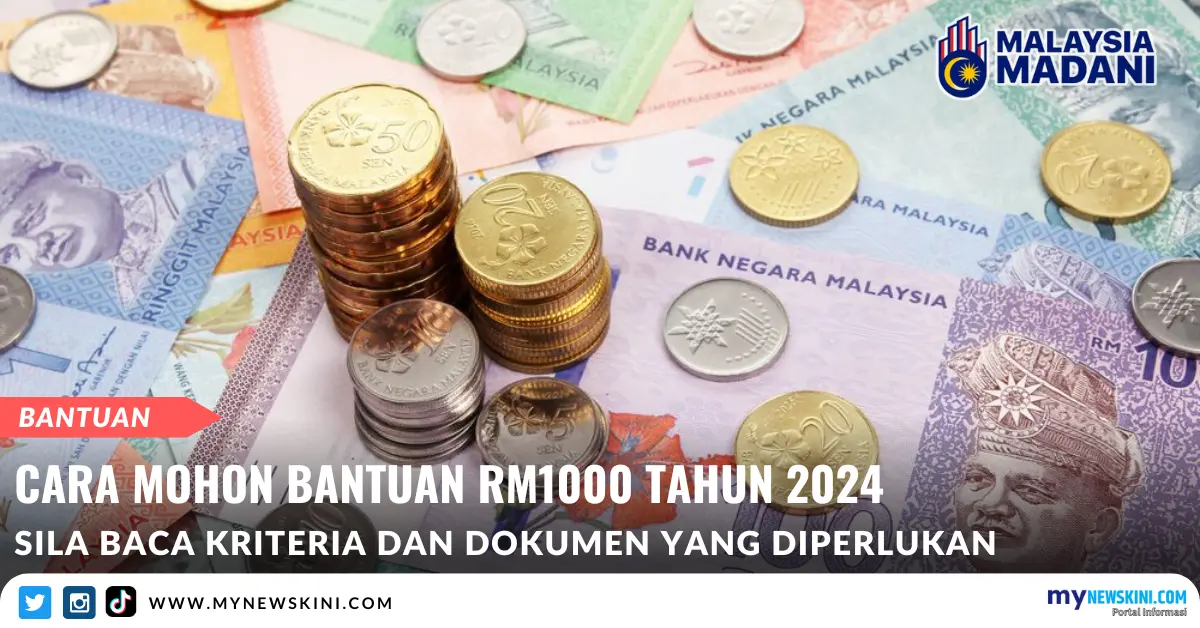 Cara Mohon Bantuan RM1000 | Mynewskini 2024